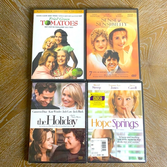 Media | 4 Dvd Film Bundle Hope Springs The Holiday Fried Green Tomatoes ...